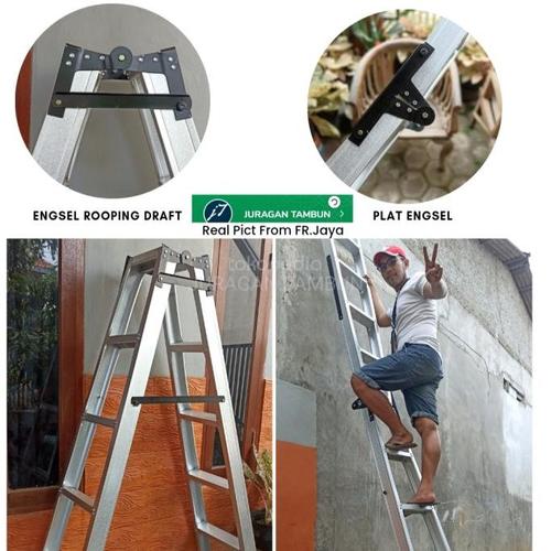 Jual Tangga Lipat Baja Ringan Fr Jaya Kebutuhan Rumah Tangga 2 Meter ...