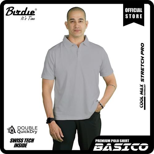 Jual Baju Polo Basico Polyester Pique Double Quick Dry Birdie #3 - Blue ...