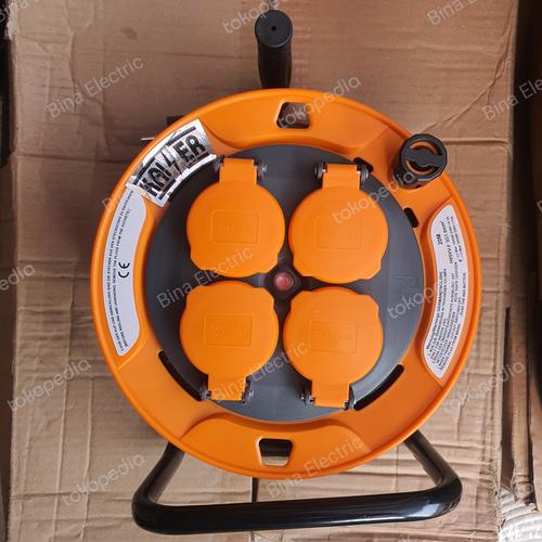 Jual Kabel Roll Kaiser 20M / Roll Kabel Kaiser 20 Meter 4 Stopkontak ...