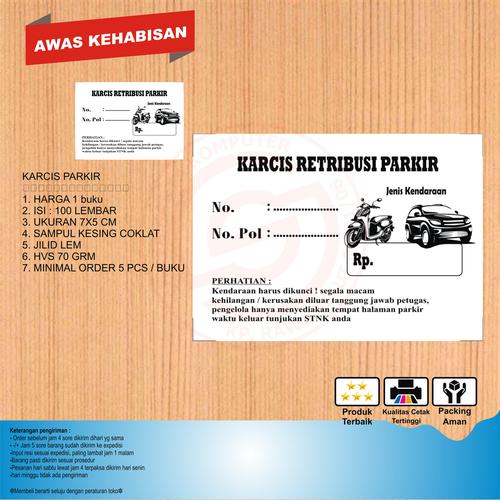 Jual KARCIS PARKIR UMUM - Kab. Bogor - SURYA KARYA KOMPUTER | Tokopedia