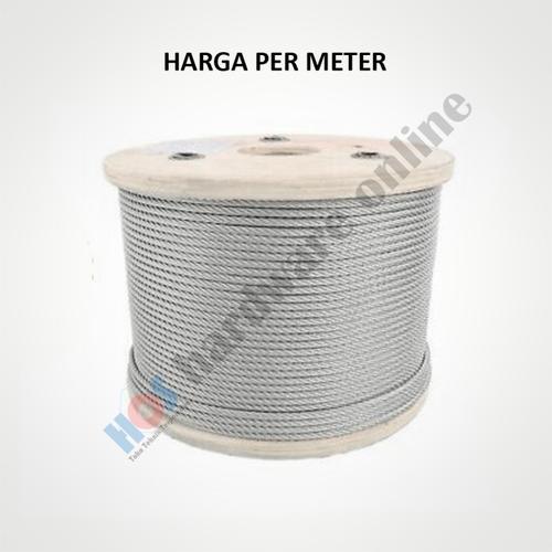 Jual Kawat Sling Galvanis 12 mm Wire Rope Galvanized Meteran 6x12+7HC ...