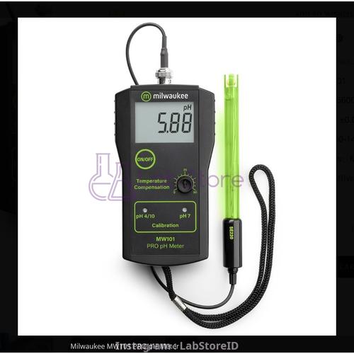 Jual Digital Portable pH Meter 2 point calibration | Milwaukee MW101 MW ...