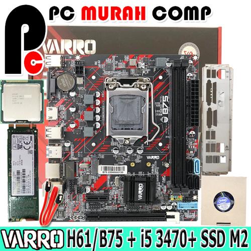 Jual Paket Mainboard H61/B75 VARRO plus Processor i5 Gen3/SSD M2 128GB ...