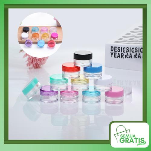 Jual Semua Gratis - Wadah Cream Pot Jar Cream Bulat & Petak / Tempat ...