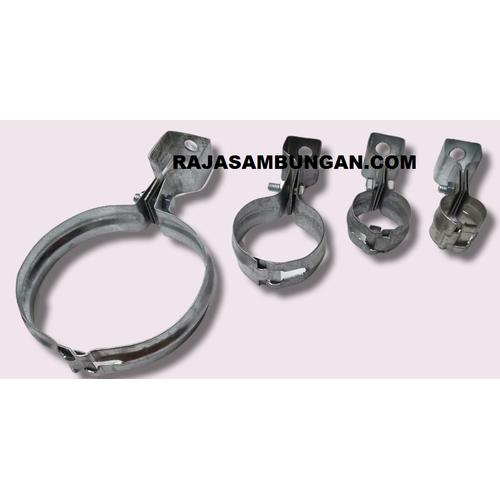 Jual Klem Gantung Besi 3 inch Besi Holder Clamp Pengencang Engsel Pipa ...