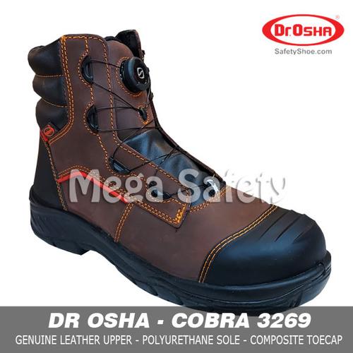 Promo Dr Osha Cobra Ankle Boot 3269 Sepatu Safety Shoes Composite Metal ...