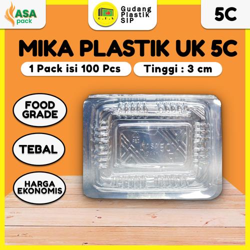 Jual Mika Plastik Kue dan Makanan UK 5C isi 100 Pcs/ Food Grade - Kab ...