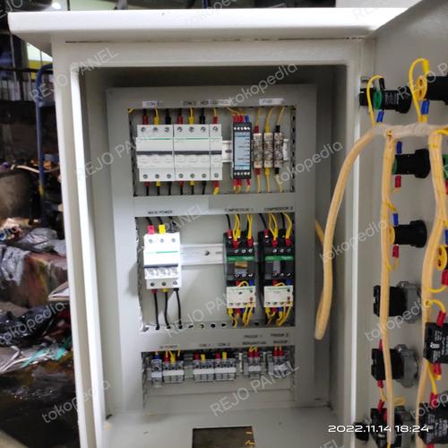 Jual panel kompresor, panel dol 2,2kw - panel pompa bergantian - MCB 3p ...