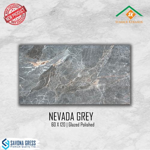 Jual Granite lantai 60x120 Nevada grey / Savona gress / Glazed Polished ...