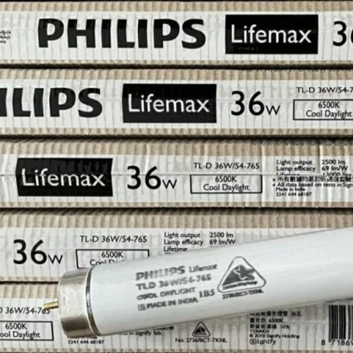 Jual Lampu Neon Philips TL 36W 120Cm T8 36 Watt 120 Cm 36W 36 W TL-D ...