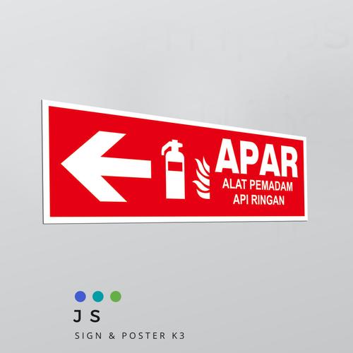Jual STICKER K3 SAFETYSIGN - APAR ARAH KIRI - S(30x10cm) - Kota Malang ...