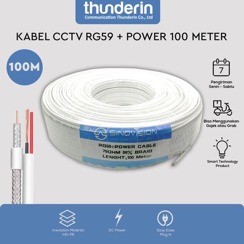 Jual Kabel Coaxcial CCTV RG59 100M - 100M UTP 5E - Jakarta Barat ...