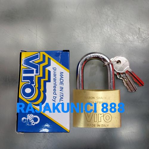 Jual Gembok viro 60mm anti cairan kimia gembok 60mm kuningan gembok ...