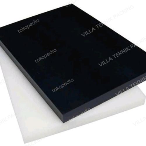 Jual POM Sheet 10mm x 20cm x 70cm / Polyacetal Lembaran Hitam - Putih ...