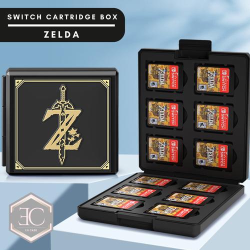 Jual Nintendo Switch Cartridge Case Gamecard Holder 12 Slot - Zelda ...