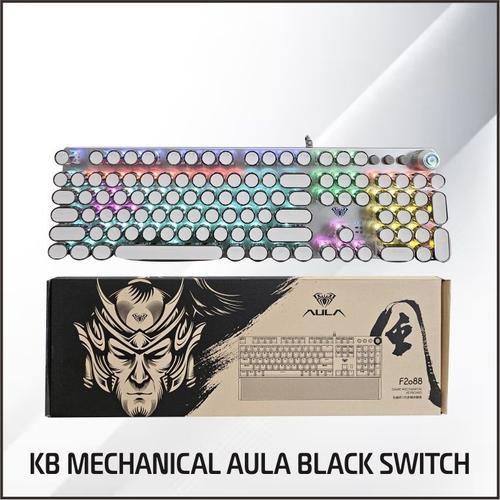 Jual Keyboard Gaming Multimedia Mechanical AULA F2088 F 2088 Black ...