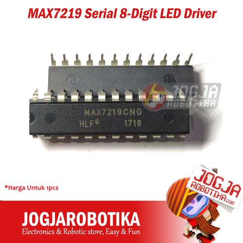 Jual MAX7219 Serial 8-Digit LED Driver - Kab. Sleman - Jogjarobotika ...