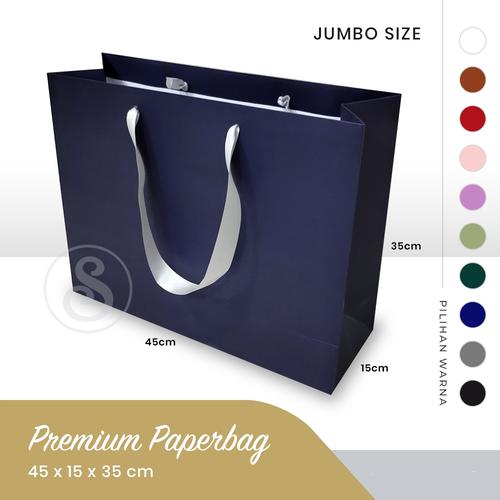 Jual Premium paperbag Jumbo & Besar / kantong kado - biru tua - Jakarta ...