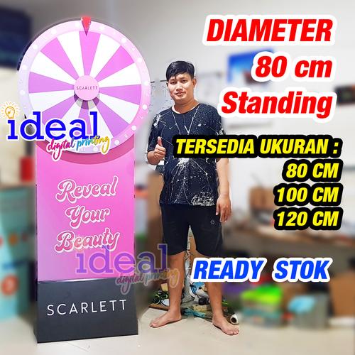 Jual RODA UNDIAN STANDING/WHEEL OF FORTUNE /SPIN TO WIN STAND PAPAN ...