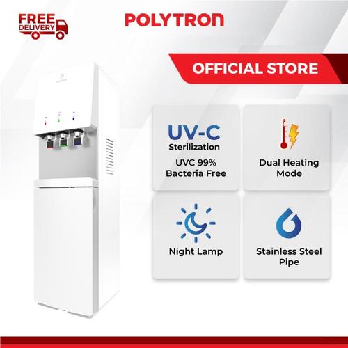 Promo POLYTRON Dispenser Galon Bawah Hydra dengan UV PWC 778UV - Hitam ...