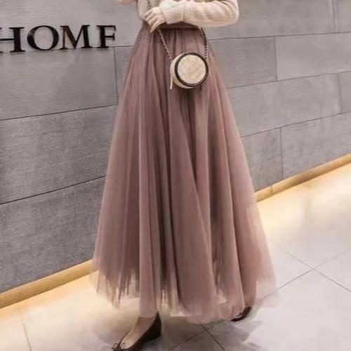 Jual Rok Tutu Panjang Warna Pastel Loren Tutu Long Maxi Skirt Pink ...