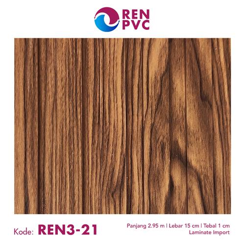 Jual REN PVC - Wall Panel WPC | 3D Wood Panel WPC 1CM - REN3-21 - Kota ...