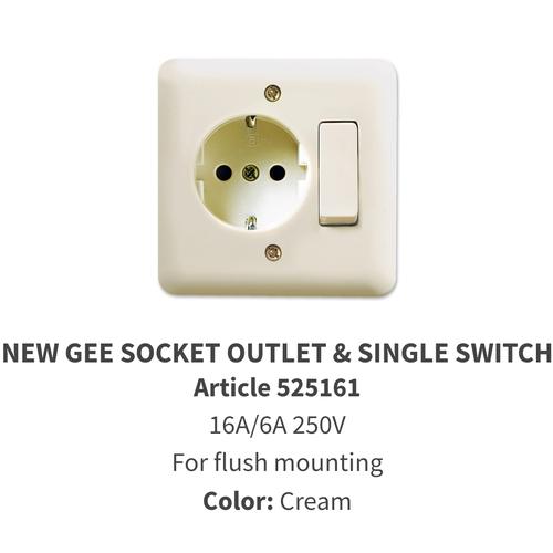 Jual Stop kontak + switch 525161 New Gee Broco - Jakarta Pusat - Alat ...