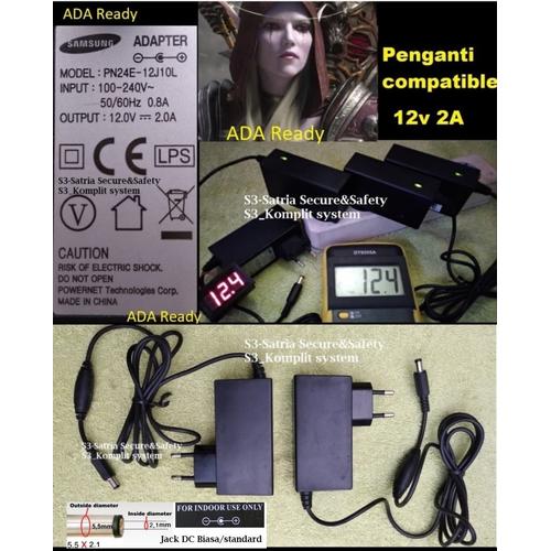 Jual ADAPTOR ROUTER HUAWEI / Adaptor ROUTER MIKROTIK / adaptor 12V 2A ...