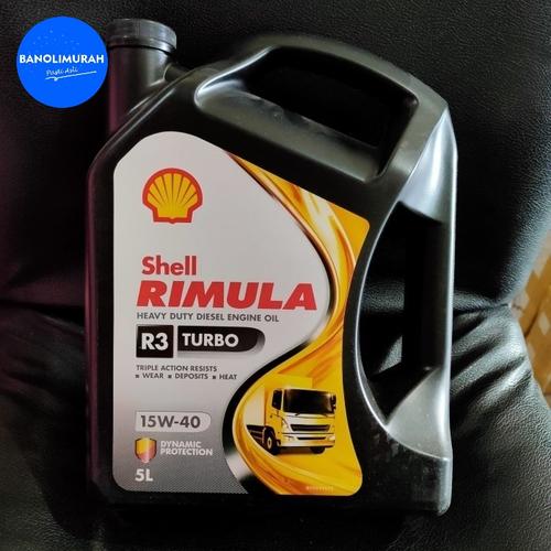 Jual Oli Shell Rimula R3 Turbo 15W40 Galon 5Liter - Kota Surabaya ...