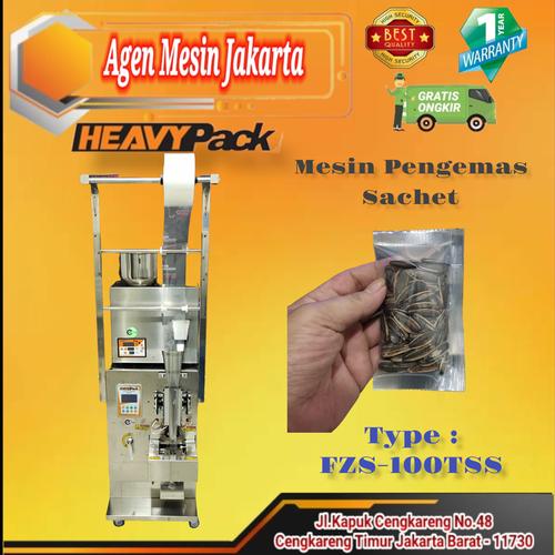 Jual Mesin Pengemas Packing Sachet Granule Weigher Three Side Seal FZS ...