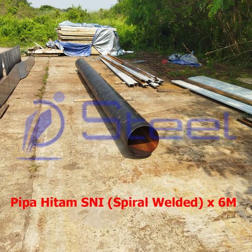 Jual Pipa Hitam 18" x 6M Tebal 6.35mm 9.5 mm SCH40 | Pipa Besi 18 inch ...