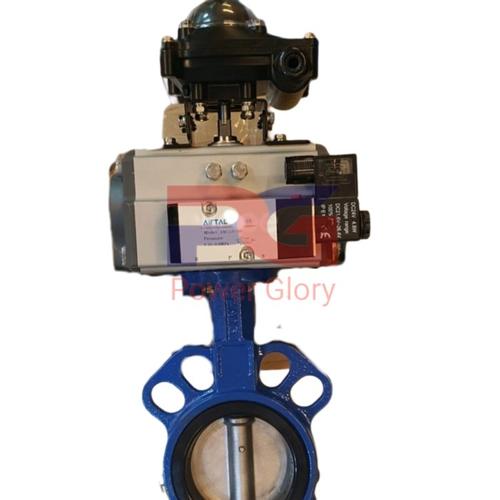 Jual BUTTERFLY VALVE 3"INCH ACTUATOR PNEUMATIC/LIMIT SWITCH/SELENOID ...
