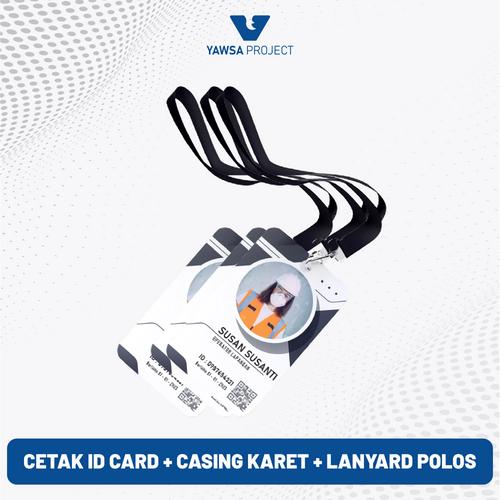 Jual Cetak Id Card + Casing Karet + Lanyard Polos - 1 Hari Jadi !! - 1 ...