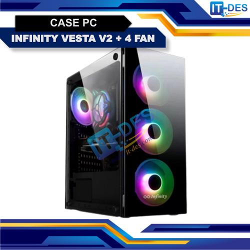 Jual Case Infinity VESTA V2 + 4 Fan Twilight Sparkle Gaming - Kota ...