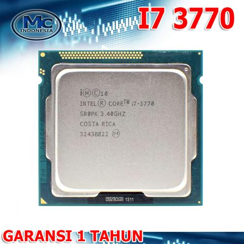 Jual Processor Intel core i7 3770 socket 1155 - I7 3770 FAN 1TH - Kota ...