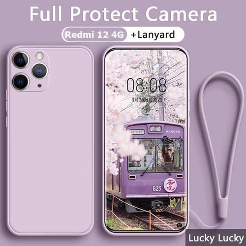Jual CASE XIAOMI REDMI 12 SOFT BABY SKIN FREE TALI MICROFIBER COVER HP ...