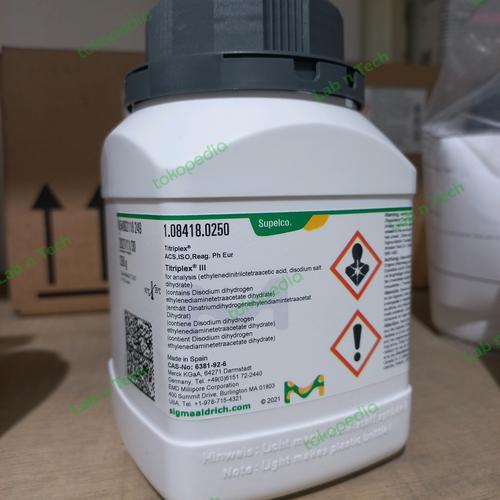 Jual 1.08418.0250 Titriplex III EDTA Pro Analisis 250g Merck - Kota ...