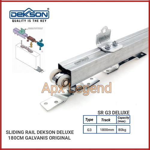 Jual REL PINTU SLIDING GESER 2METER DEKSON SR G4 DELUXE - SR G3 180CM - Jakarta Utara - Lock ...