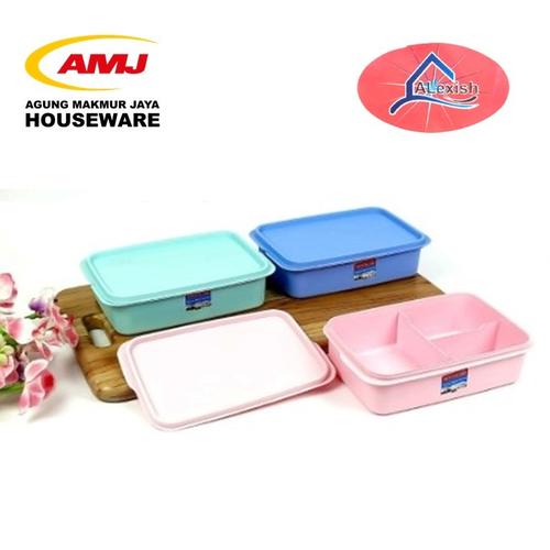 Jual Kotak makan / Lunch Box Sekat Merk Alexish - School Bugs Bunny ...