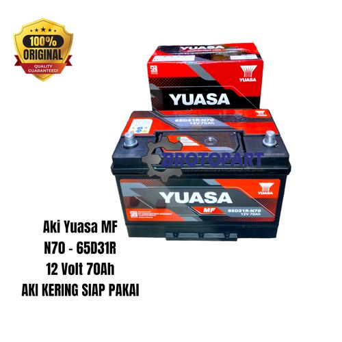 Jual Aki Mobil Yuasa N70 MF 65D31R 12v 70Ah Original Accu kering siap pakai - Jakarta Timur ...