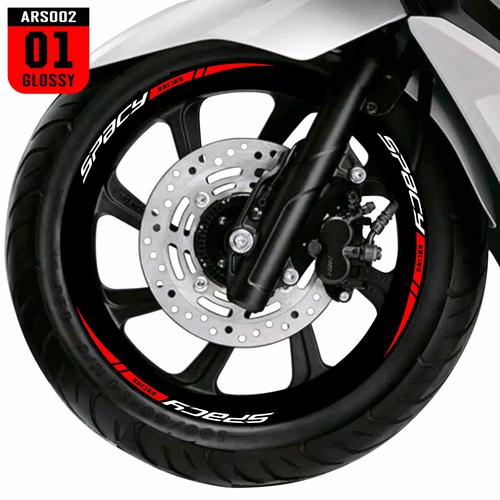 Jual Sticker Cutting Lis Velg Motor Honda Spacy Variasi ARS002 Glossy ...