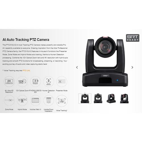 Jual smart ai camera Aver PTC310UV2 - PTZ AI Tracking 4K - Kota ...