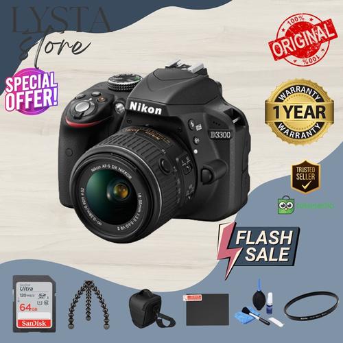 Jual NIKON D3300 KIT 18-55MM / D3200 / DSLR / NIKON 3300 - BODY ONLY - Kab. Tangerang - Lysta ...
