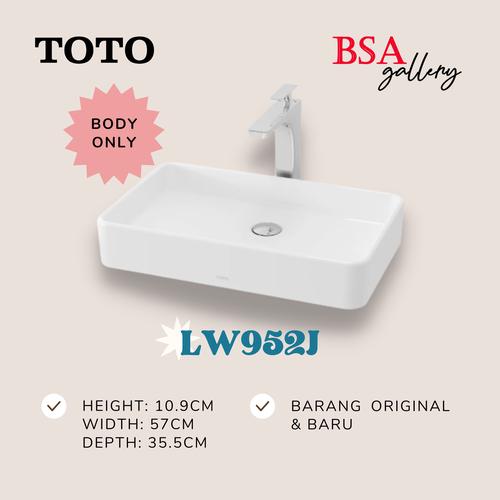 Jual WASTAFEL MEJA TOTO LW952 BODY ONLY / CONSOLE LAVATORY TOTO LW 952 - PACKING KAYU - Kota ...