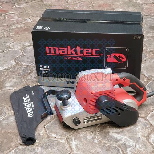 Jual Belt Sander Mesin Amplas Gosok Kayu 100mm Makita Maktec MT941 MT ...