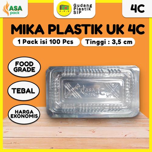 Jual Mika Plastik Kue dan Makanan UK 4C isi 100 Pcs/ Food Grade - Kab ...