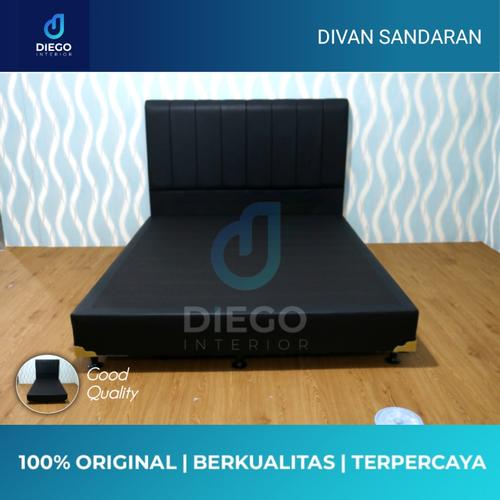 Jual Dipan divan sandaran full rangka tempat tidur untuk kasur matras ...