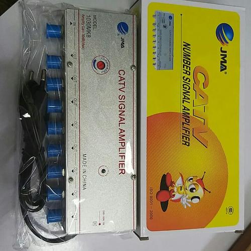 Jual catv signal amplifier 8 way 30dbi / splitter penguat sinyal tv ...