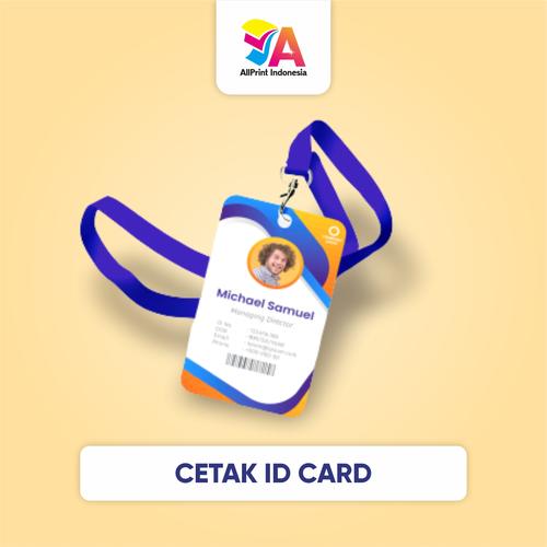 Jual Cetak ID Card 1 Sisi / 2 Sisi / Kartu Member / PVC Card / Name Tag ...
