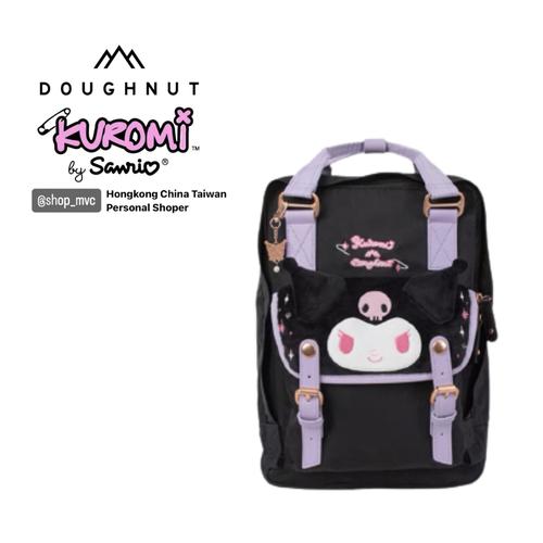 Jual Doughnut Macaroon Backpack 16 L x Kuromi Sanrio Black Authentic ...